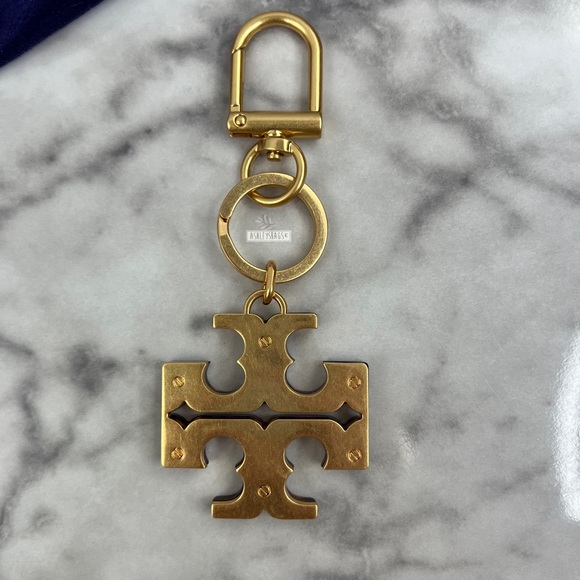 Tory Burch | Accessories | Tory Burch Tortoise Stacked Double T Logo ...